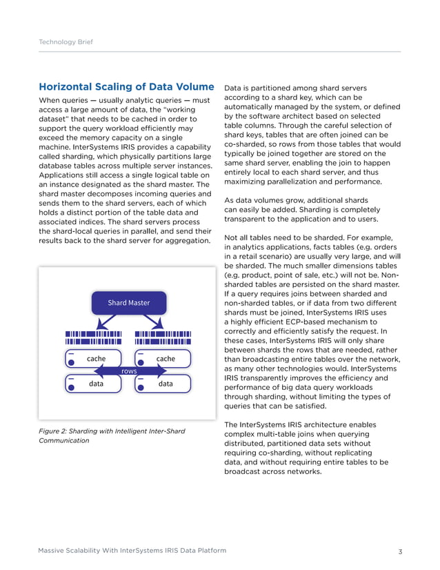 Massive Sacalabilitty With Intersystems Iris Data Platform Pdf