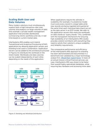 Massive sacalabilitty with InterSystems IRIS Data Platform | PDF