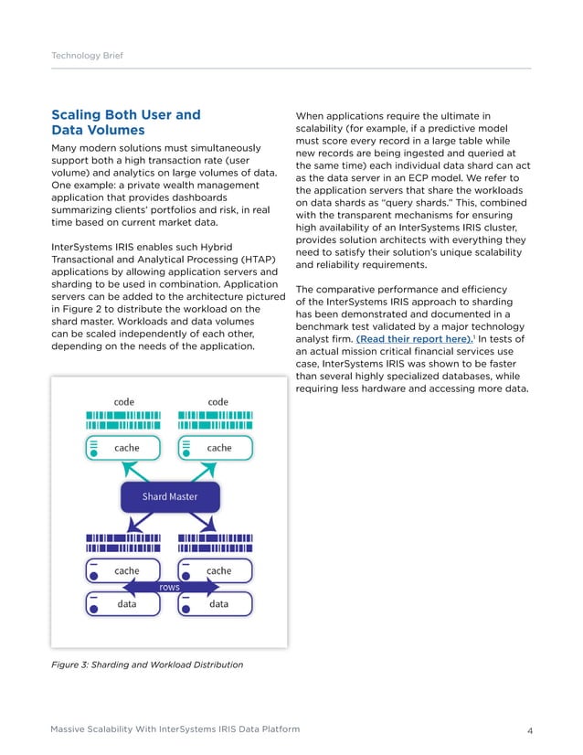 Massive sacalabilitty with InterSystems IRIS Data Platform | PDF