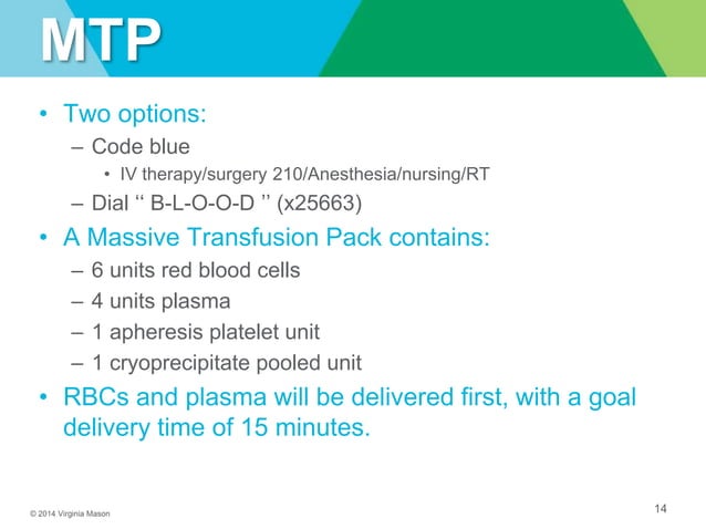 Massive transfusion | PPT