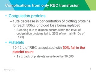 Massive transfusion | PPTX