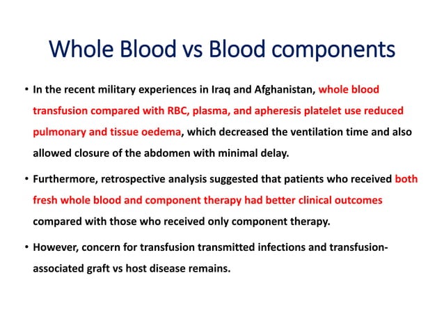 Massive transfusion protocol | PPTX | Blood Disorders | Diseases and ...