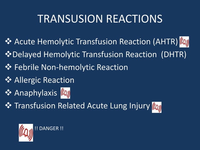 Massive Transfusion Protocol + Blood transfusions | PPTX