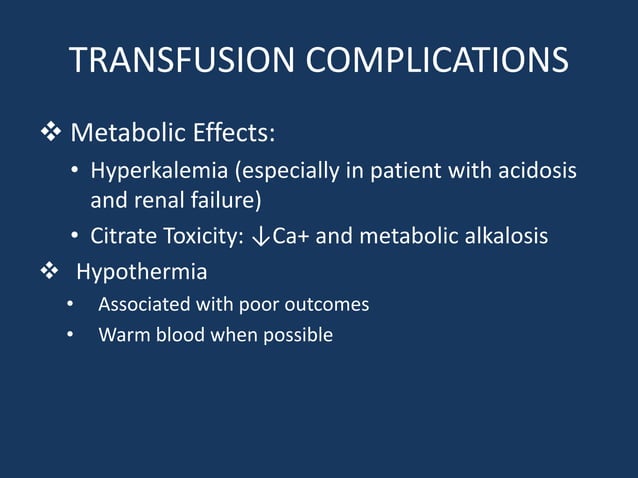 Massive Transfusion Protocol + Blood transfusions | PPTX