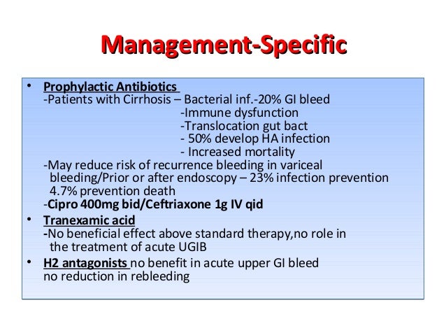 Management of Massive Upper GI Haemorrhage
