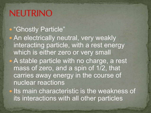 Massless Particles Ppt