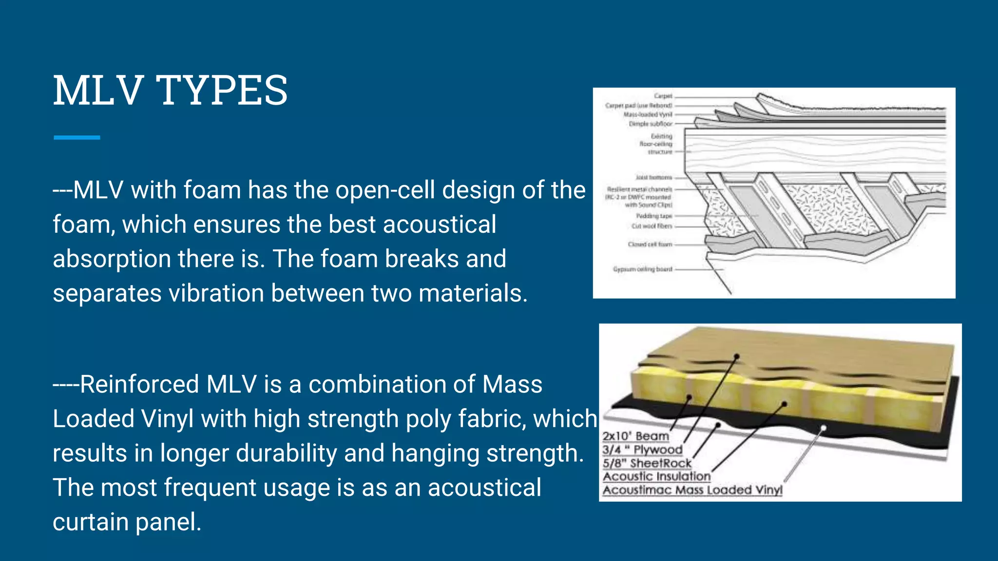 Mass loaded vinyl report | PPT