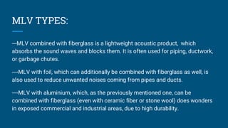 Mass loaded vinyl report | PPT