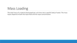 Mass Quality, Water Quality Management Testing | PPT