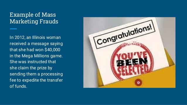 Mass Marketing Fraud - Reviewing its Types, Examples and Prevention ...