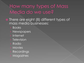 Mass Media | PPT