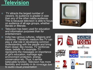 Mass Media and it's importance P-15 | PPTX
