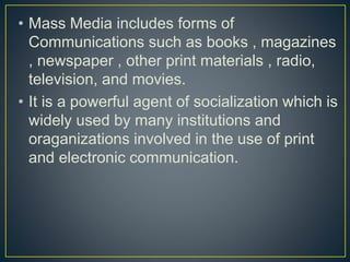Mass media | PPT