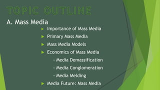 Mass media | PPTX
