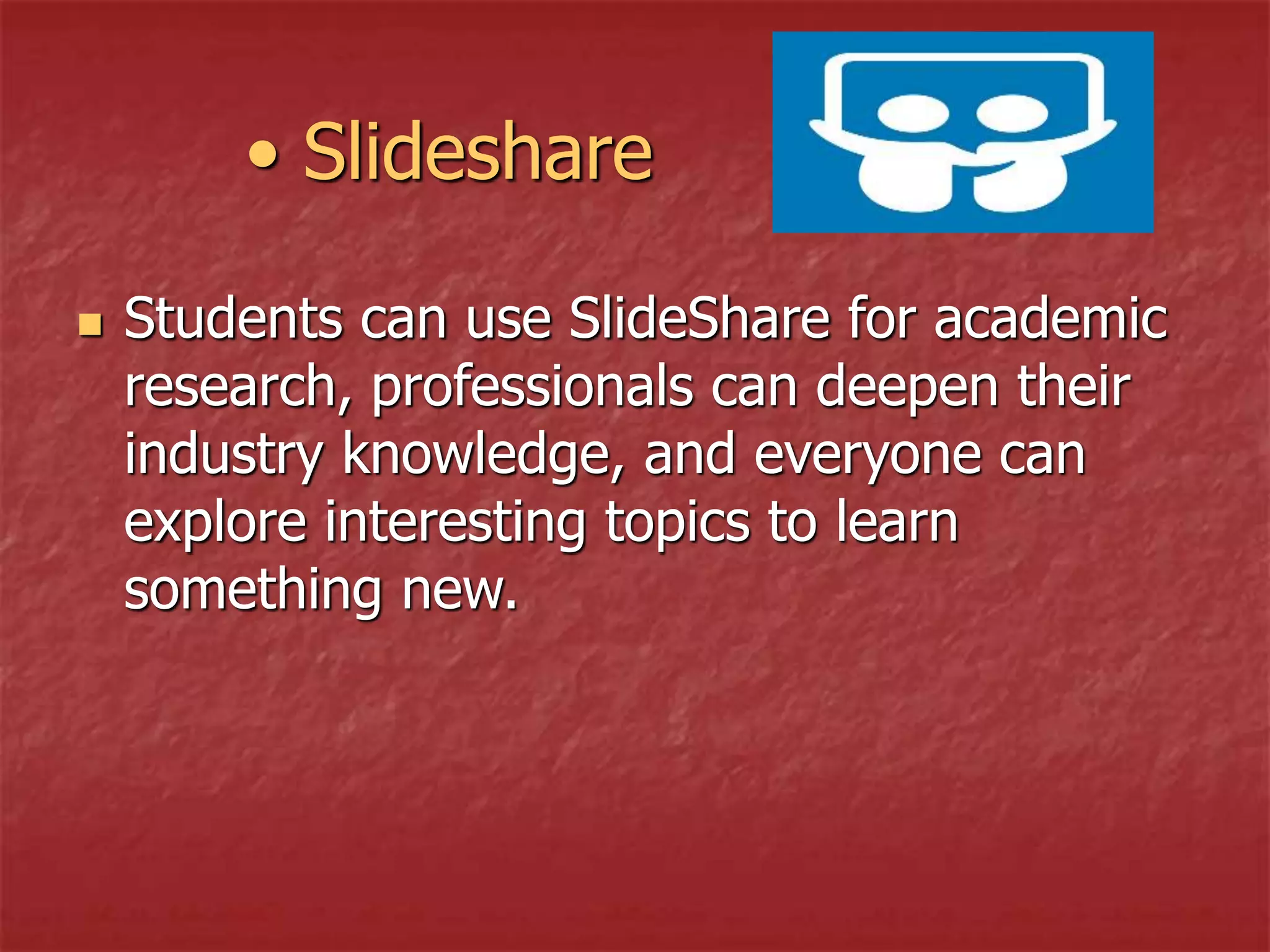 use of Social Media for the educational purpose | PPT