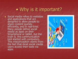 use of Social Media for the educational purpose | PPT