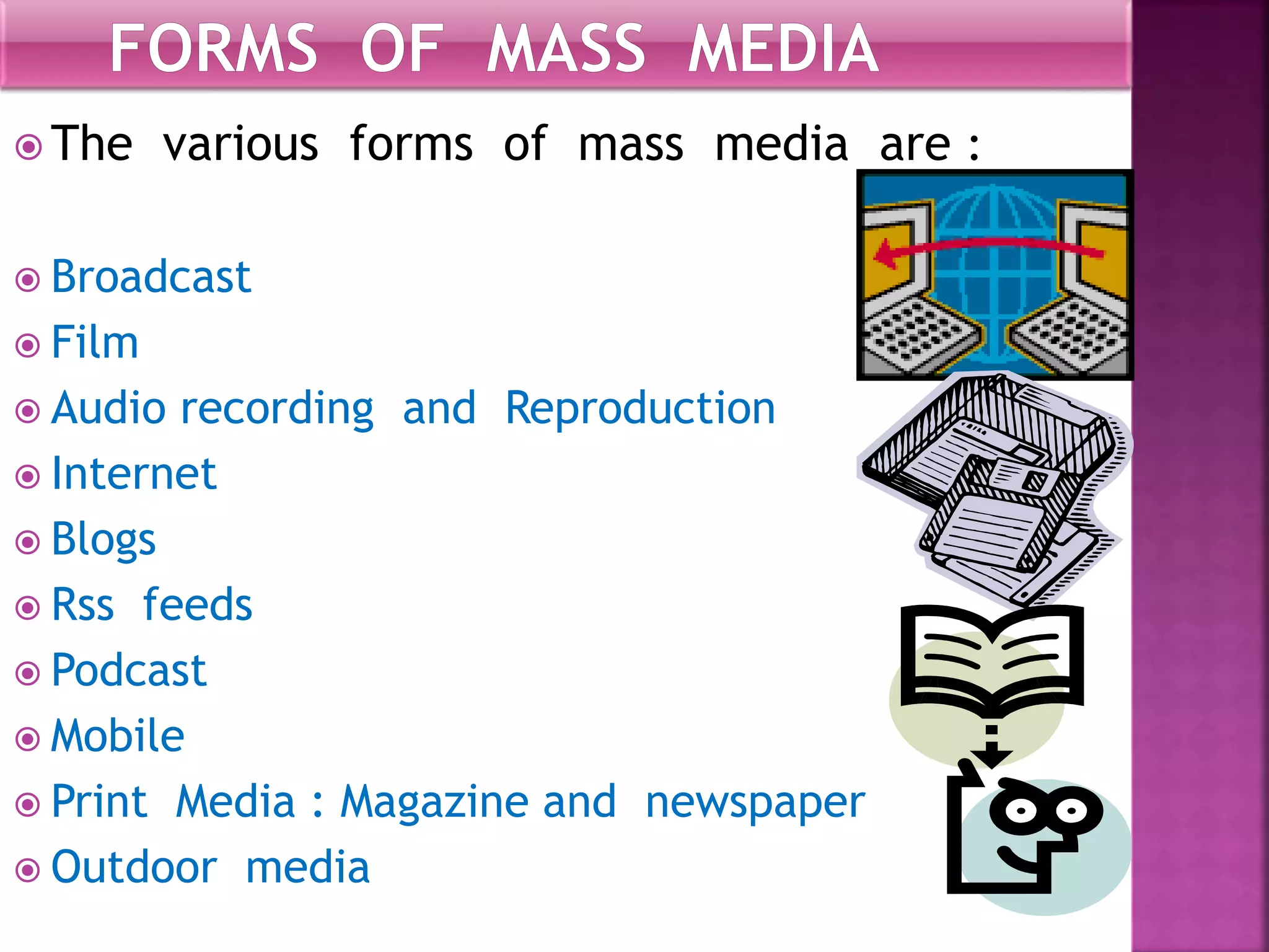 Mass media and communication | PPTX