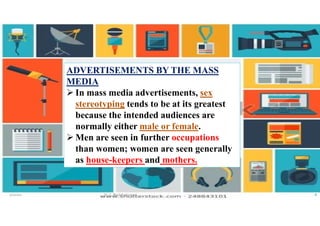 Mass media and gender in advertisements | PDF
