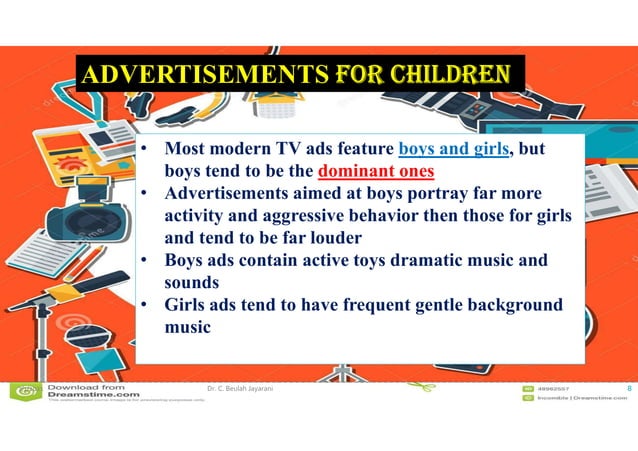 Mass media and gender in advertisements | PPT