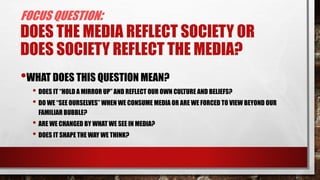 Mass media and society | PPTX