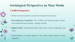 Mass media as institution | PPTX