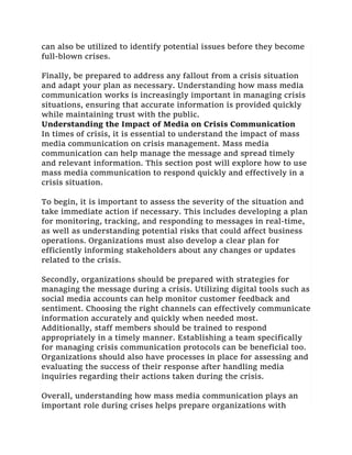Mass Media Communication in Crisis Situations[1].pdf | Business ...