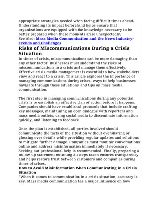 Mass Media Communication in Crisis Situations[1].pdf | Business ...