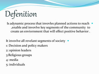 Mass media & community mobilization doaa | PPT