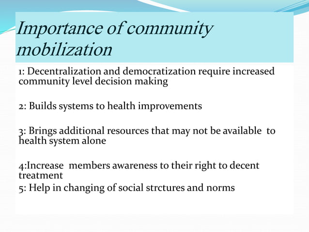Mass media & community mobilization doaa | PPT
