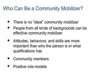 Mass media & community mobilization doaa | PPT