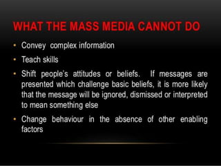 Mass media & community mobilization doaa | PPT