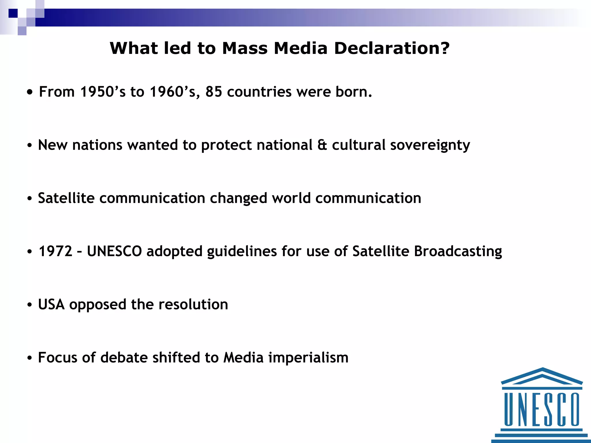 Mass media declaration | PPT
