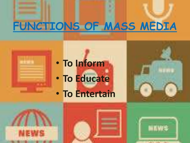 Mass media in education | PPTX | Technology & Computing