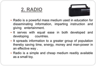 Mass media in education ic tpi | PPT