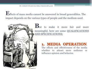Mass media influence | PPTX