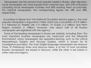 Mass media in Russia | PPT