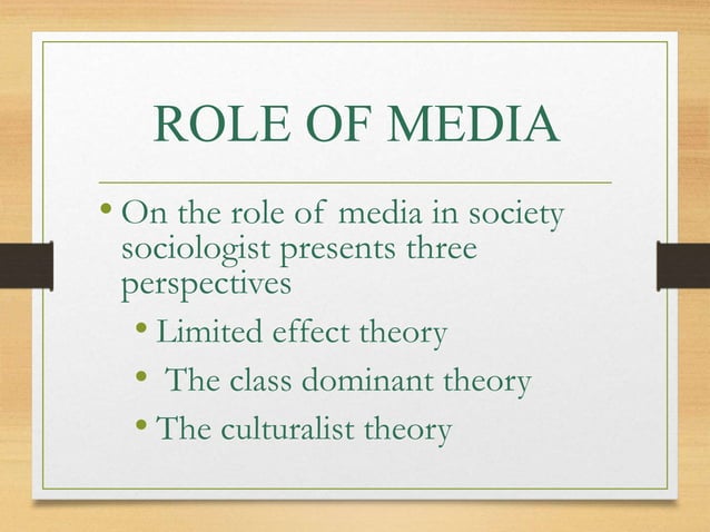 Mass media in shaping society | PPT