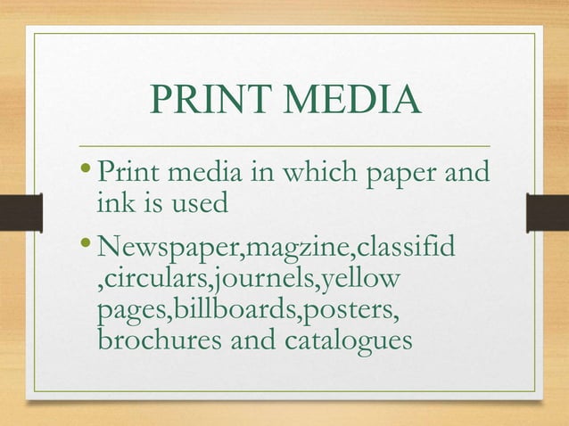 Mass media in shaping society | PPT