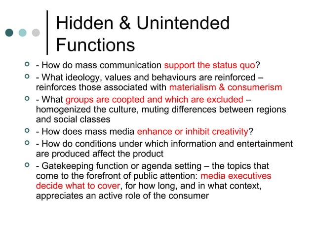 Mass media intro | PPT | Media Industry | Industries