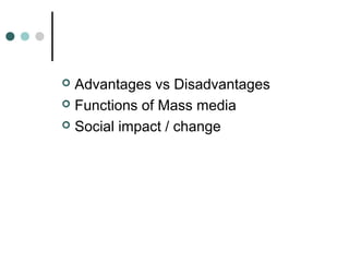 Mass media intro | PPT