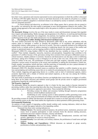 Mass media management of the inter ethnic conflict in warri delta state ...