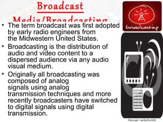 Mass media and communication | PPT