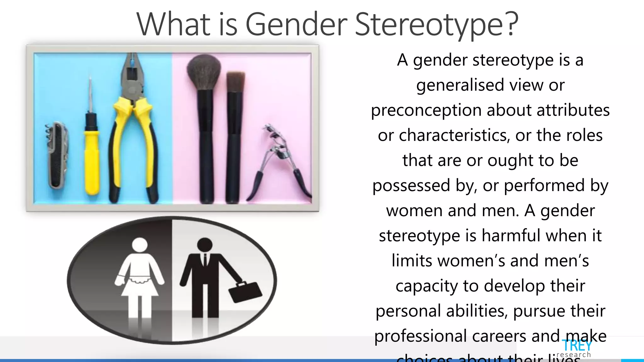 Mass media portrays idealized gender stereotypes | PPT