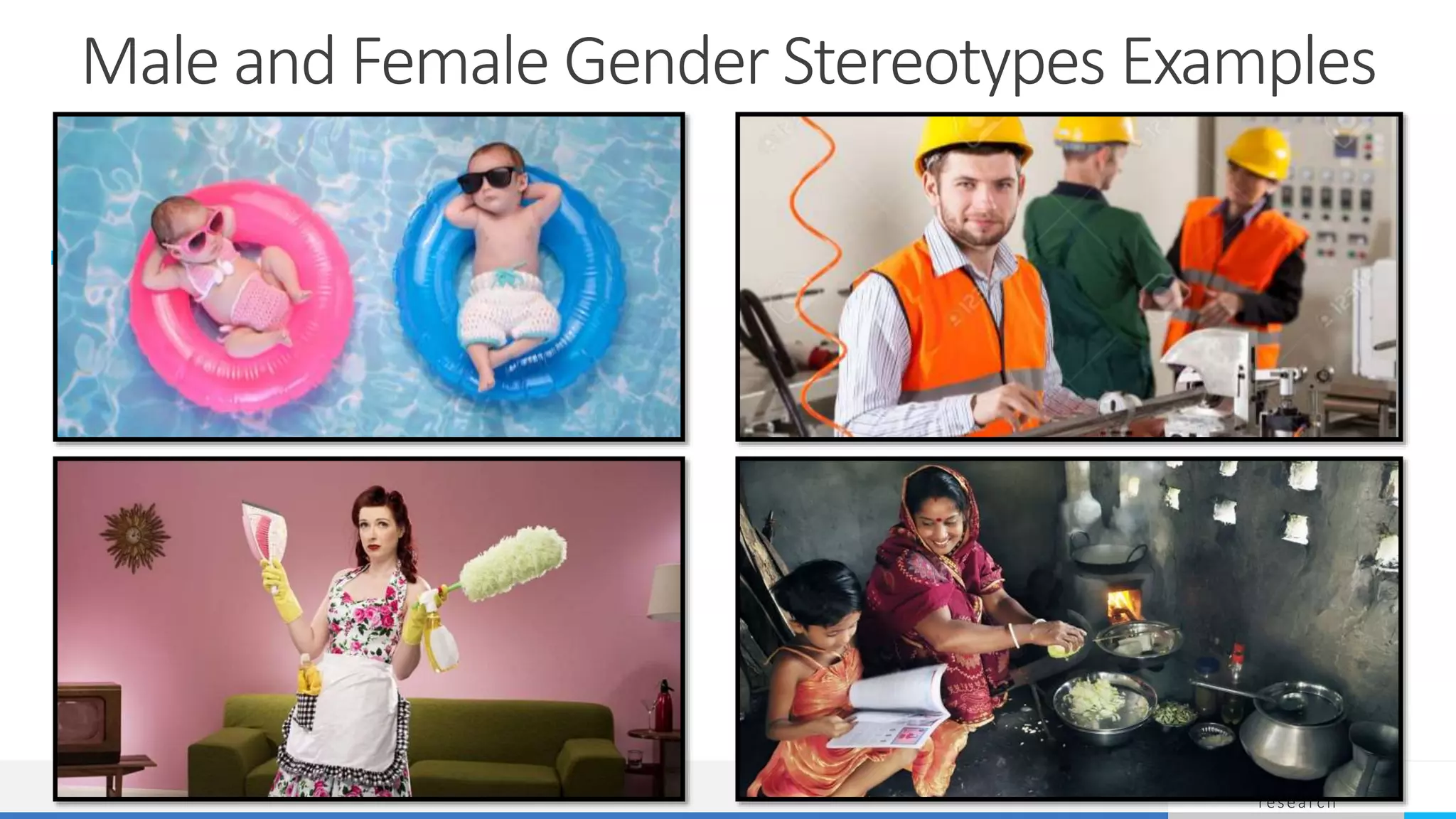 Mass media portrays idealized gender stereotypes | PPT