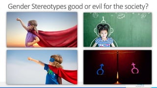 Mass media portrays idealized gender stereotypes | PPT