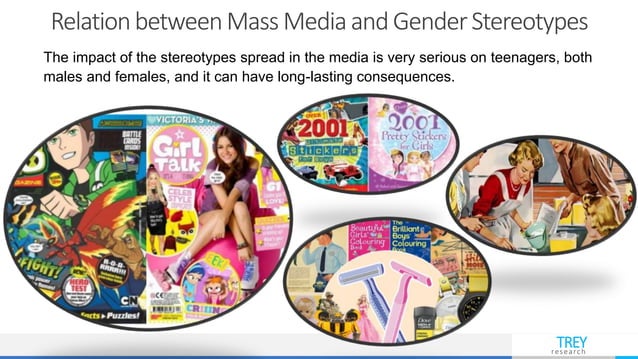 Mass media portrays idealized gender stereotypes | PPT