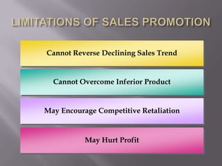 role of sales promotion in marketing a brand | PPTX | Sales | Business