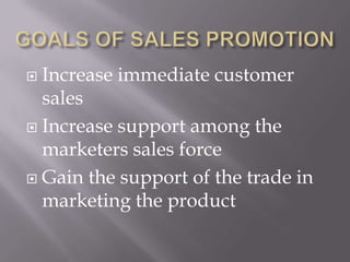 role of sales promotion in marketing a brand | PPTX