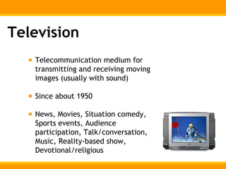 Mass media ppt | PPT