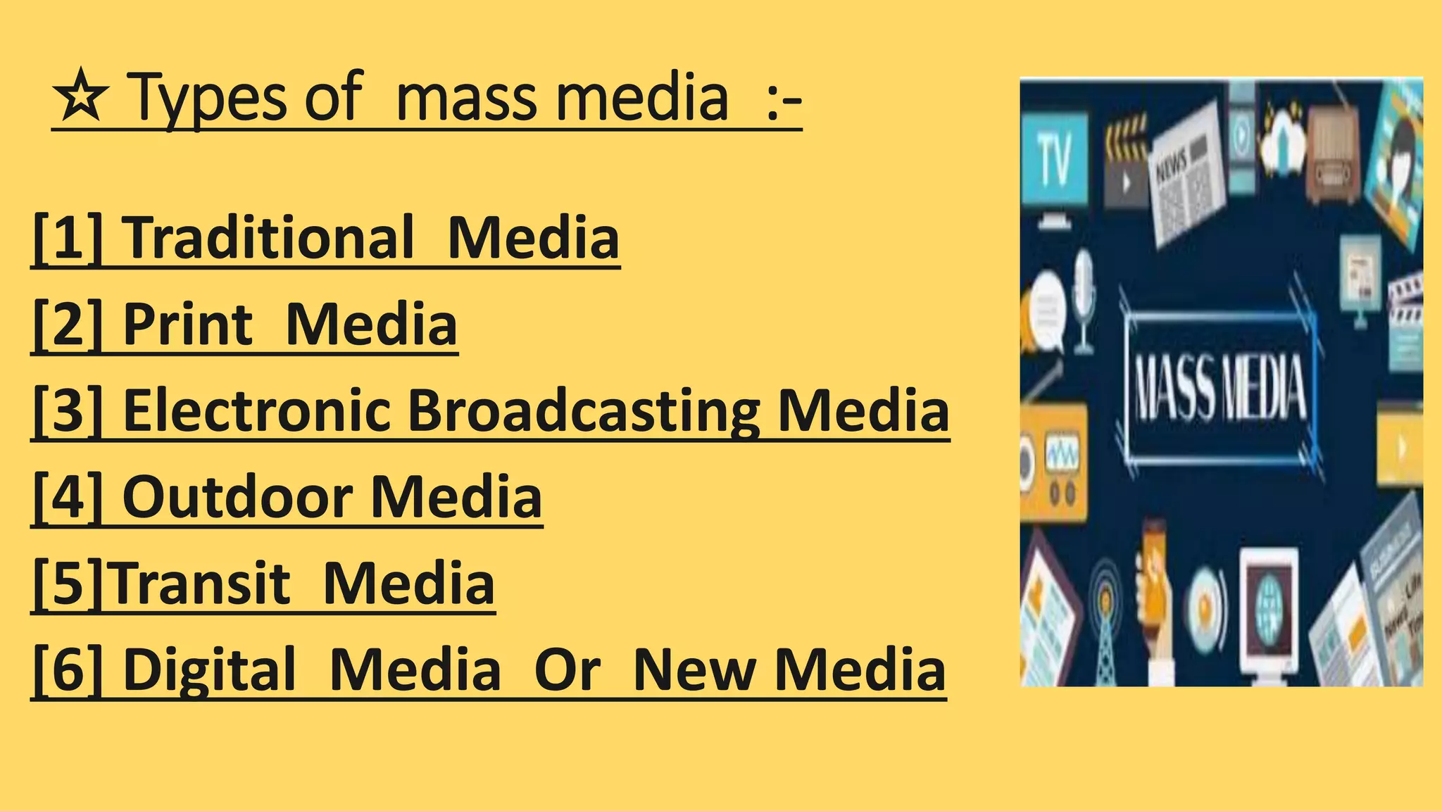 Mass media ppt | PPTX